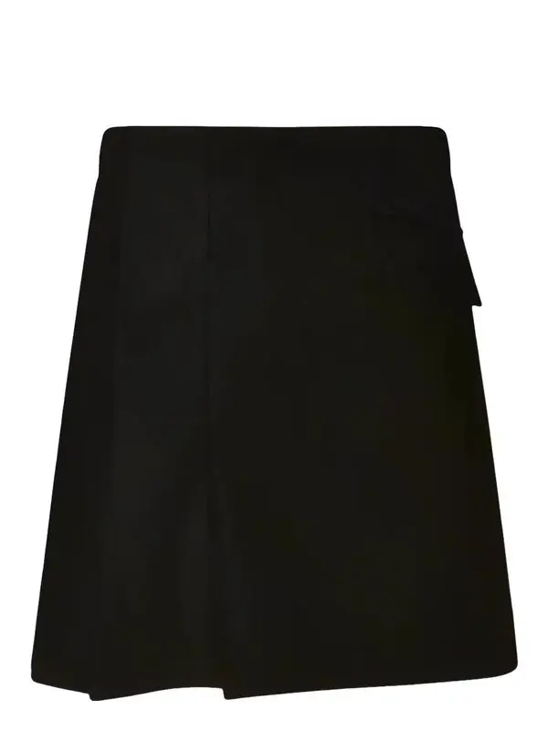 Sacai Paneled Asymmetric Skirt - Black