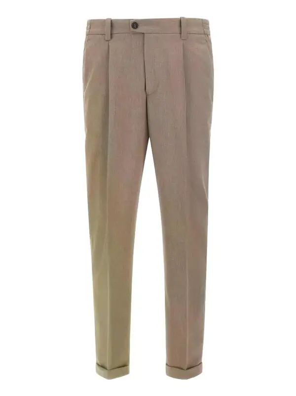 DEVORE INCIPIT Pleated Trousers - Neutrals