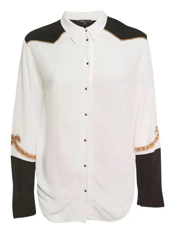 Maje Piping Shirt - White