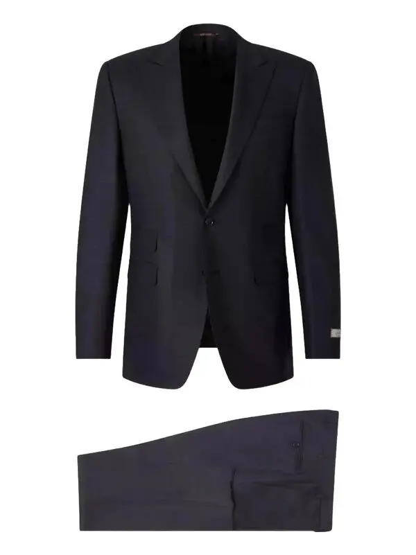 Canali Singe-breasted Suit - Blue