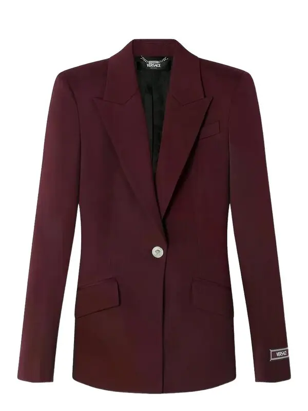 Versace Single-breasted Blazer - Red