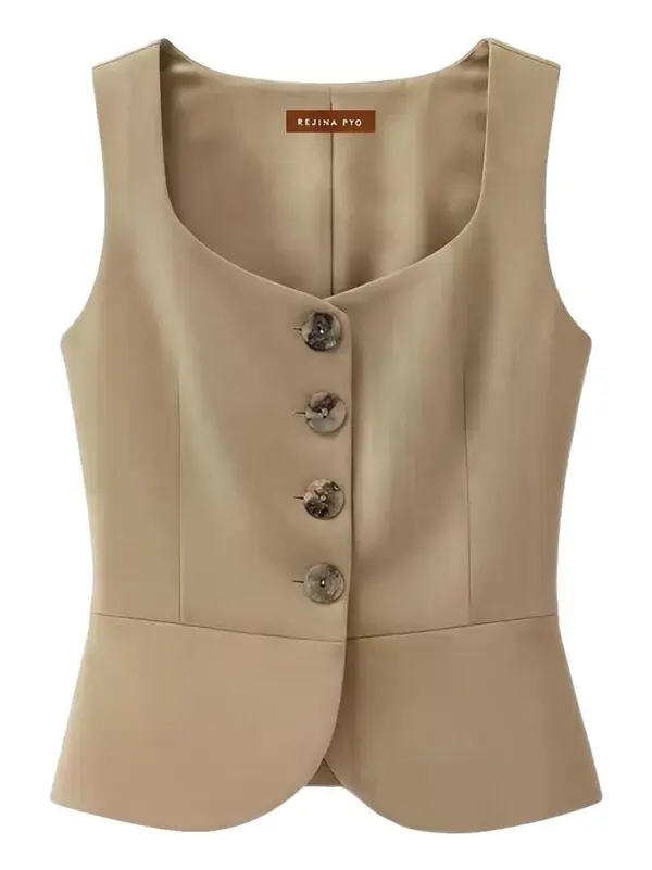 REJINA PYO Eunice Vest - Neutrals