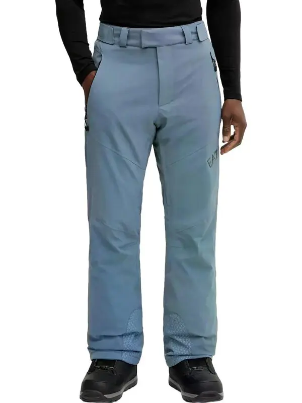 Emporio Armani Logo-trim Ski Pants - Blue