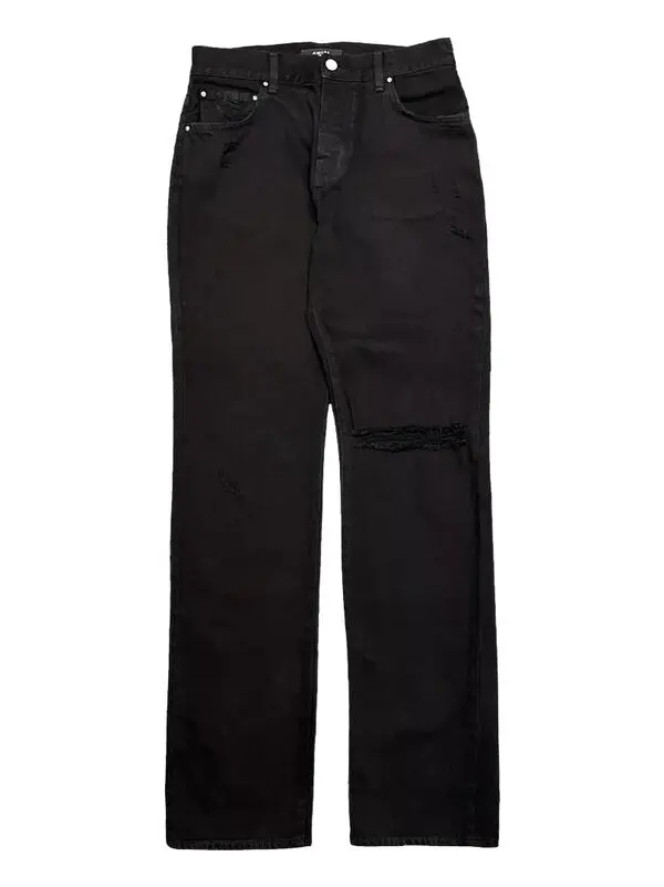 Amiri Five-pocket Straight Jeans - Black