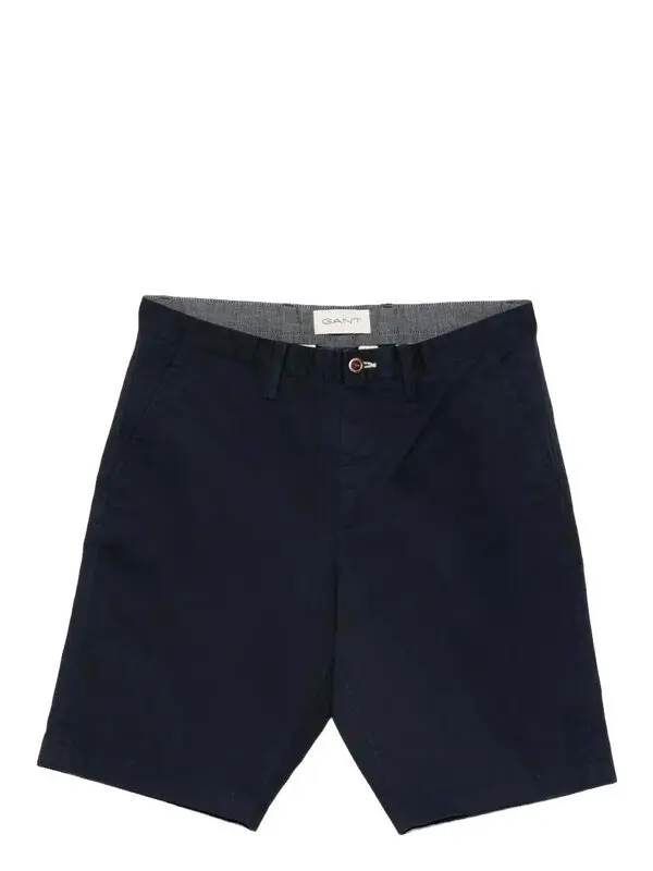 Gant Logo-detail Shorts - Blue