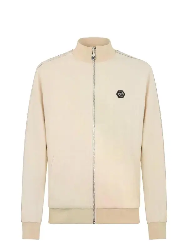 Philipp Plein Logo-patch Sweatshirt - Neutrals