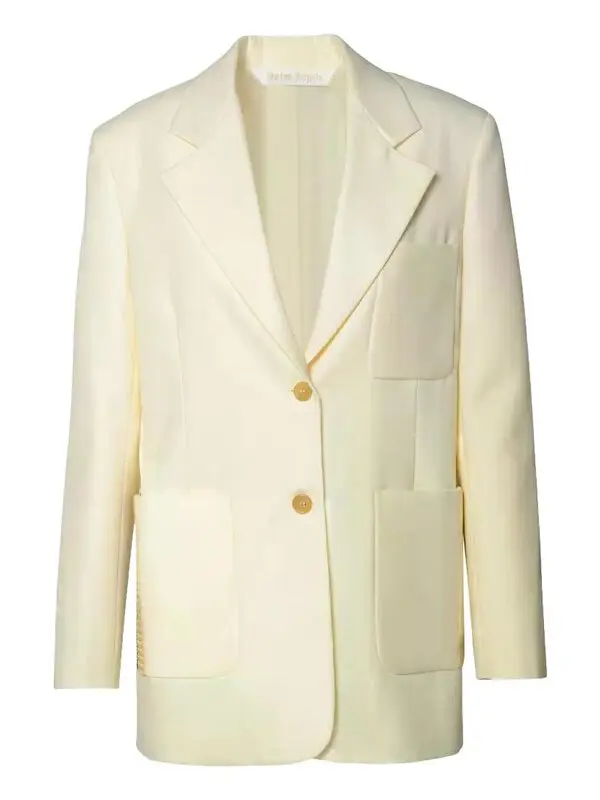 Palm Angels Pockets Blazer - Yellow
