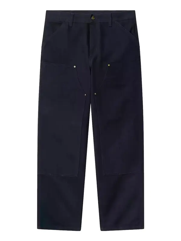 Carhartt Work In Progress Organic Cotton Straight-leg Trousers - Black