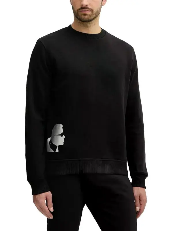 Karl Lagerfeld Crew-neck Sweatshirt - Black