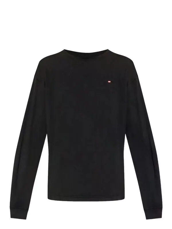 DIESEL Long-sleeve T-shirt - Black