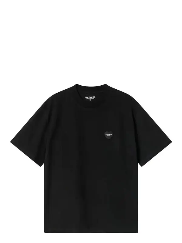 Carhartt Work In Progress Heart-motif Short-sleeve T-shirt - Black
