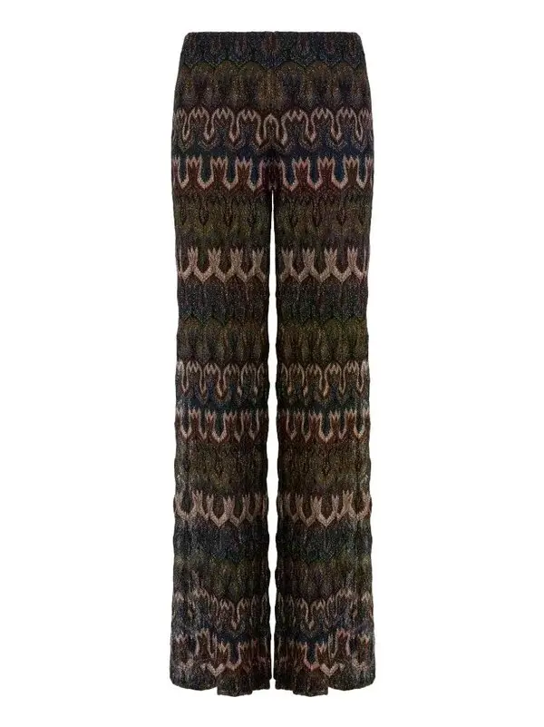 Missoni Patterned Trousers - Brown
