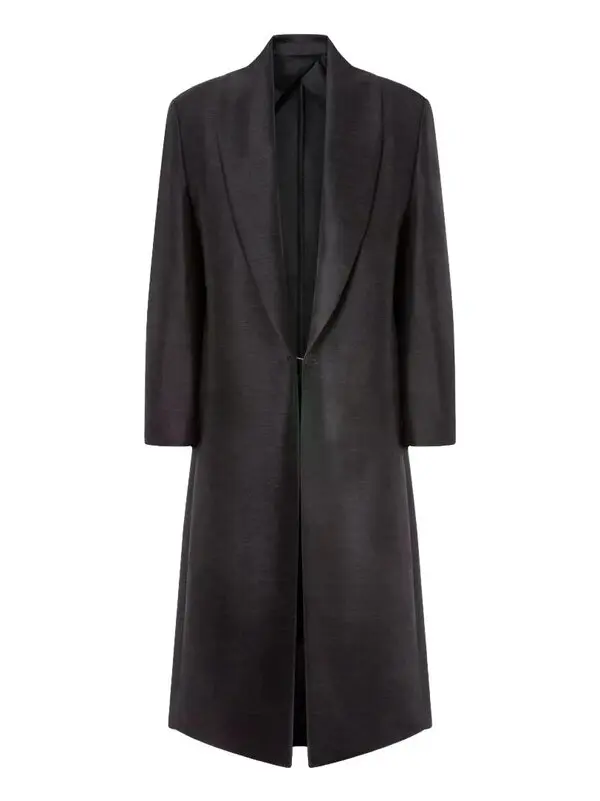 Alberta Ferretti Shawl-collar Coat - Grey