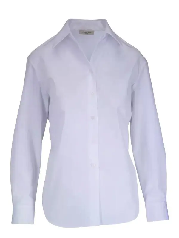 Lafayette 148 New York Collared Button-down Shirt - White