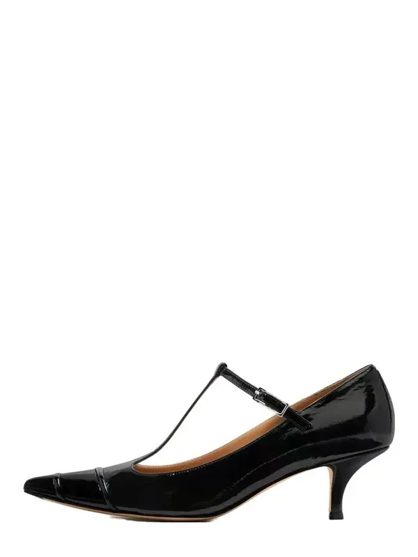 MAISON MARGIELA T-strap Pointed Pumps - Black