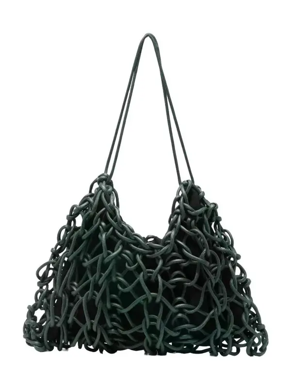 Alienina Knotted Shoulder Bag - Green