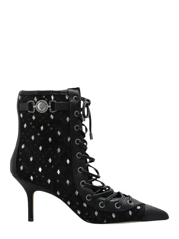 Kurt Geiger Mansion Corset Lace-up Ankle Boots - Black