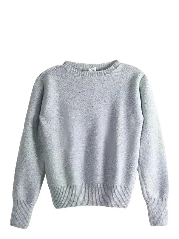 BASERANGE Ribbed Knit Sweater - Blue