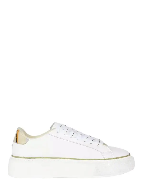 Paul Smith Platform Striped Sneakers - White