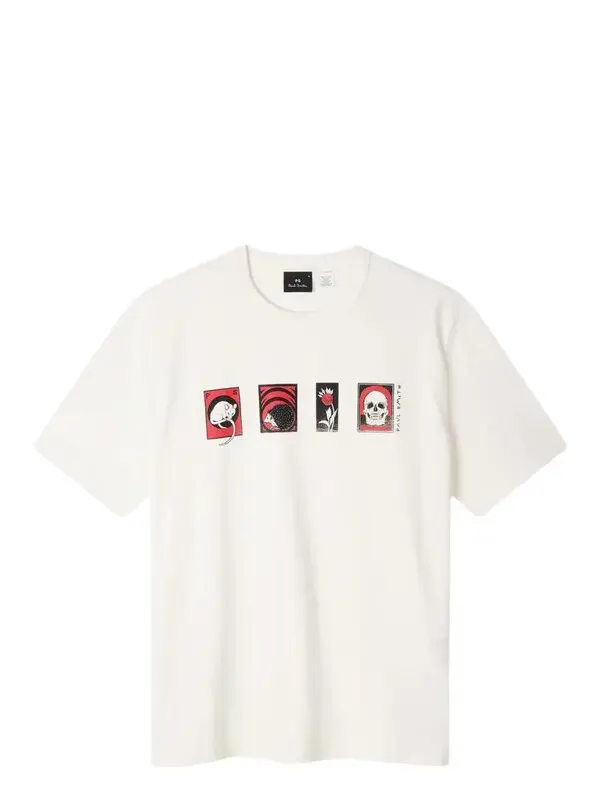 Paul Smith Graphic-print T-shirt - Neutrals