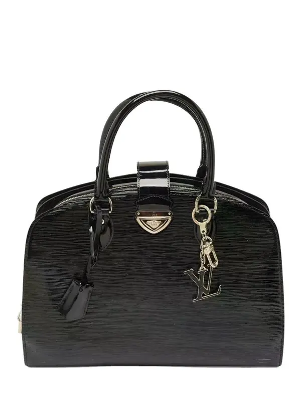 LOUIS VUITTON Pont Neuf Leather Tote Bag - Black