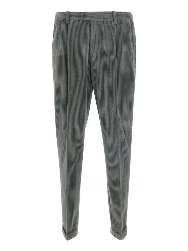 DEVORE INCIPIT Corduroy Trousers - Grey