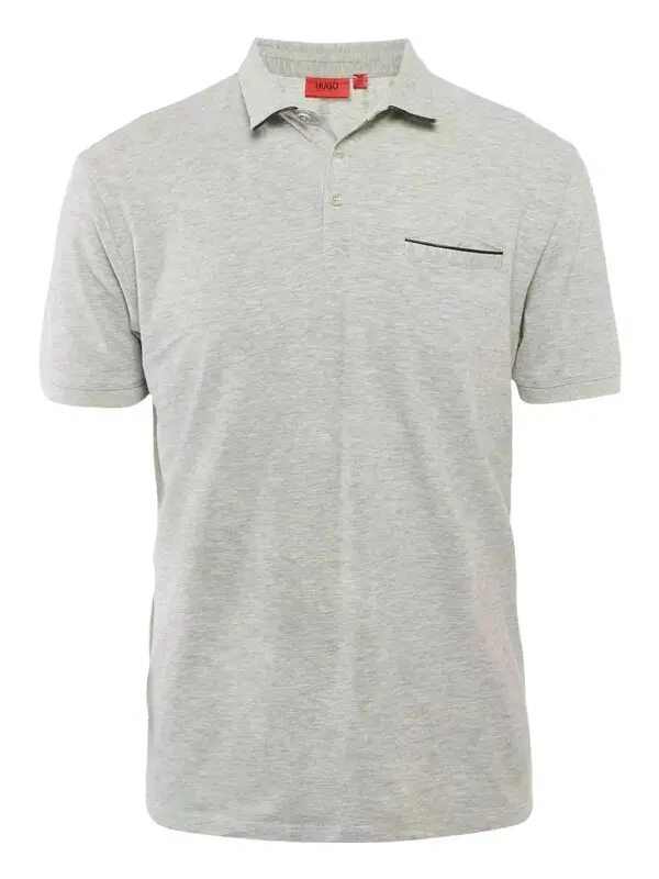 Hugo Chest-pocket Polo Shirt - Grey