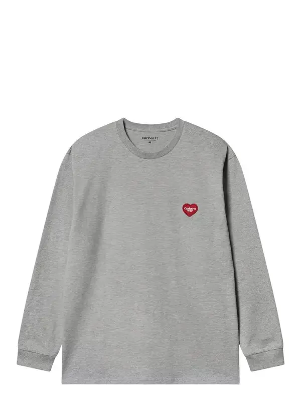 Carhartt Work In Progress Heart Long-sleeve T-shirt - Grey