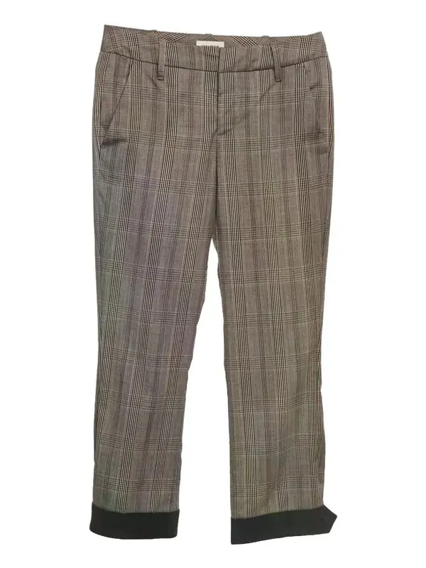 Zadig&Voltaire Prince Of Wales-patterned Trousers - Brown