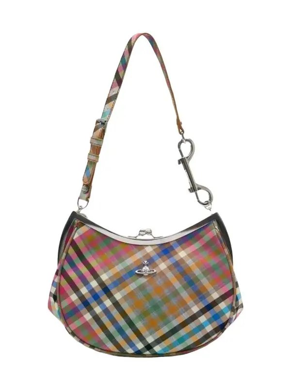 VIVIENNE WESTWOOD Charm Frame Shoulder Bag - Neutrals