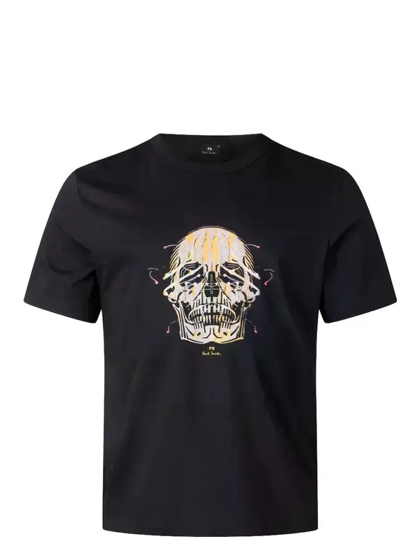 Paul Smith Skull-graphic T-shirt - Black