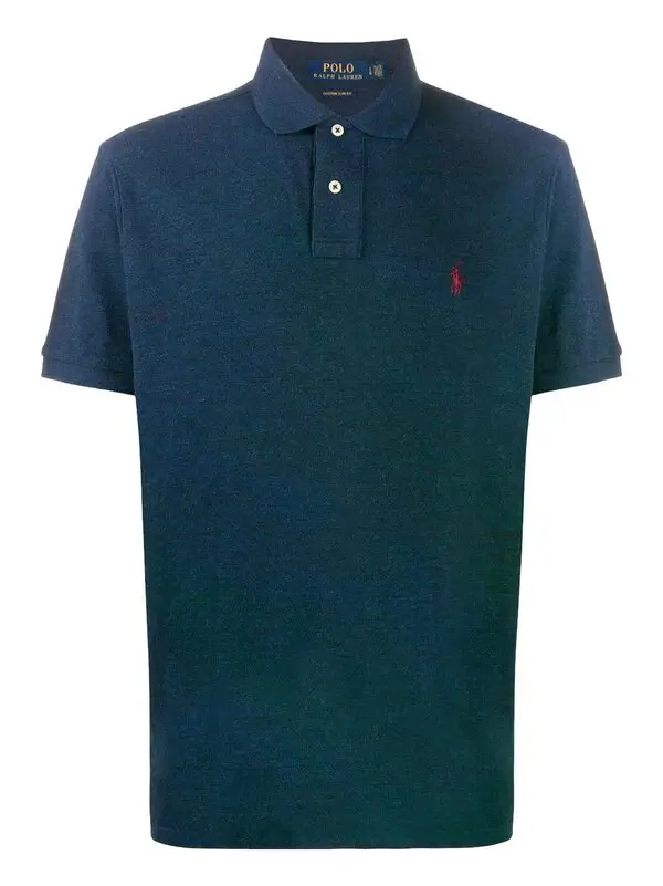Polo Ralph Lauren Contrast Logo Polo Shirt - Blue