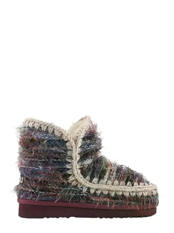 Mou Eskimo 18 Wool Ankle Boots - Blue
