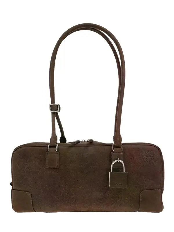 Loewe Amazona Padlock Tote Bag - Brown