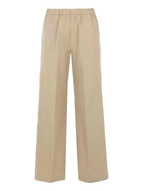 Aspesi High-waisted Palazzo Trousers - Neutrals
