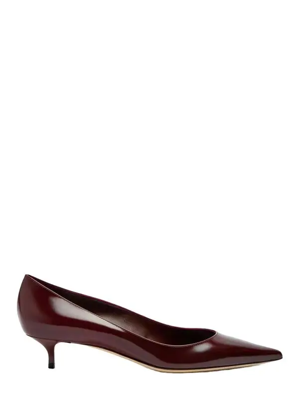 JIMMY CHOO Amelia Leather Pumps - Red