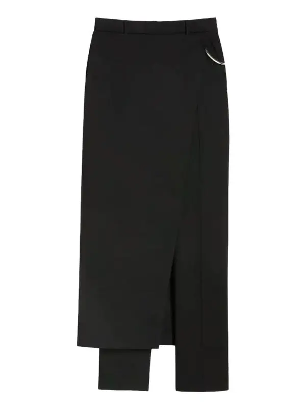 Max Mara Utopia Chain-detail Trousers - Black