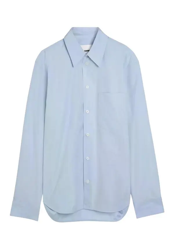 JIL SANDER Pocket Long-sleeve Shirt - Blue