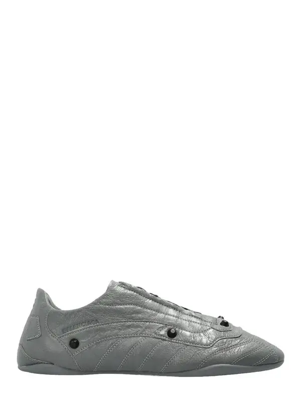 Balenciaga Quilted Lace-up Sneakers - Grey