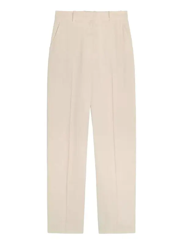 HEIRLOME Carolyn Pleated Trousers - Neutrals