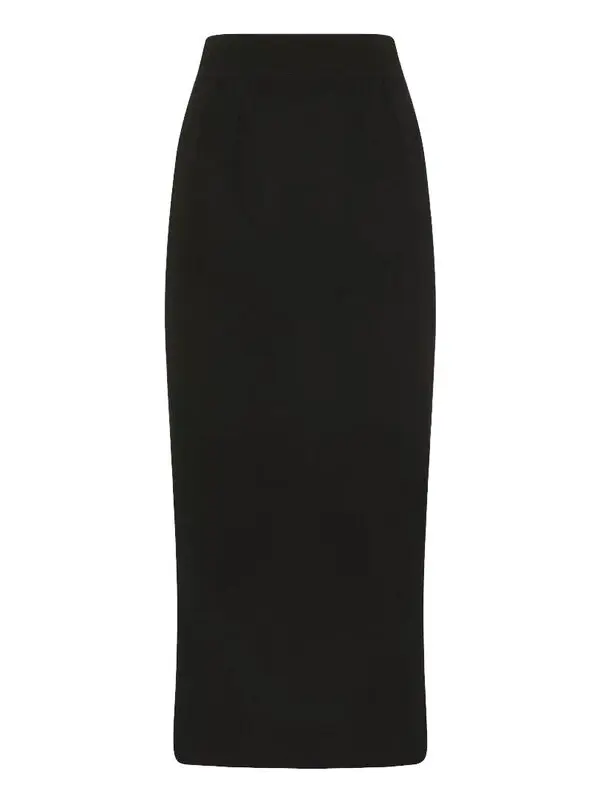 Dolce & Gabbana Fitted Skirt - Black
