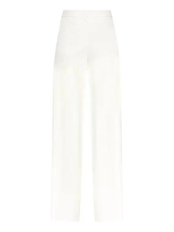Max Mara Dentice Buttoned Trousers - White
