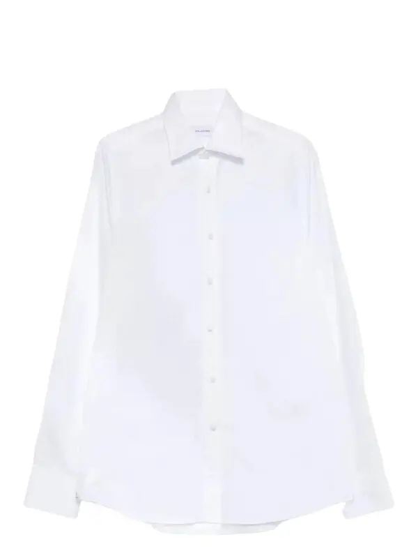 Tagliatore Cardigen Buttoned Shirt - White