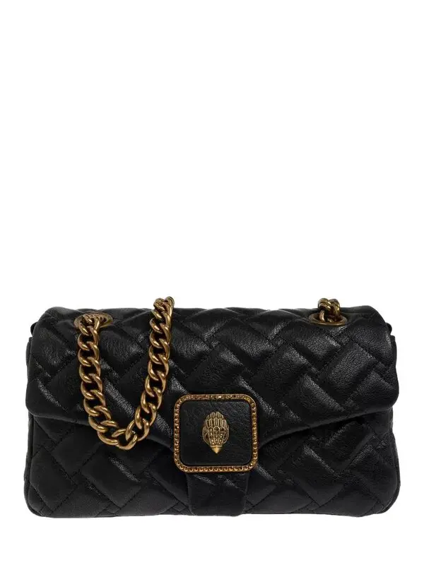 Kurt Geiger Pimlico Quilted Chain Shoulder Bag - Black