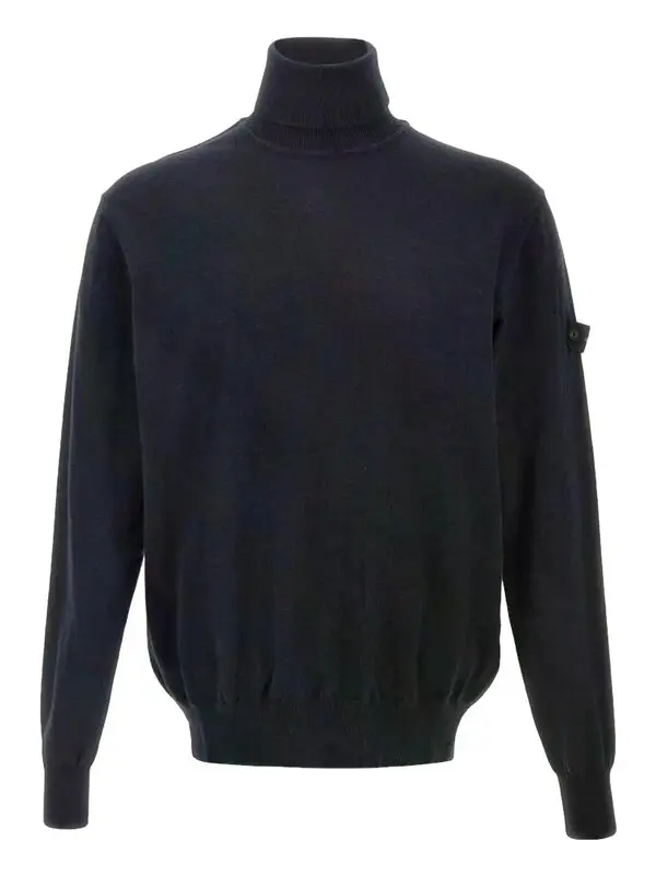 Peuterey Goran 08 Ribbed Turtleneck Sweater - Blue