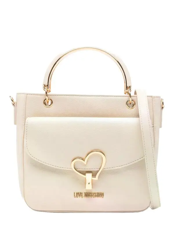 Moschino Heart-appliqué Mini Bag - Neutrals