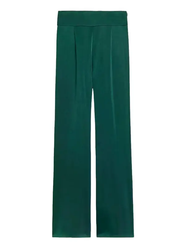 Galvan Pleated Trousers - Green