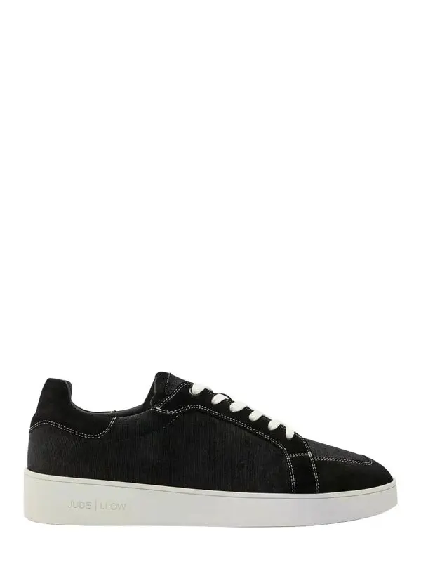 JUDE LLOW Phelipe Suede Sneakers - Black