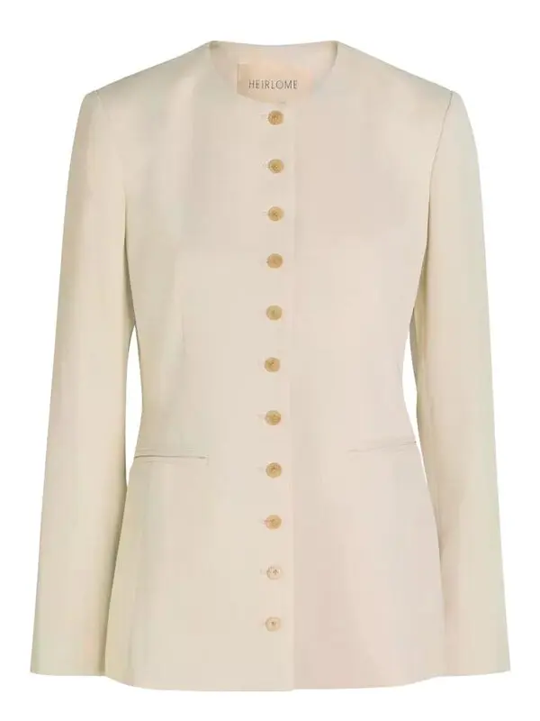 HEIRLOME Catalina Button-front Jacket - Neutrals