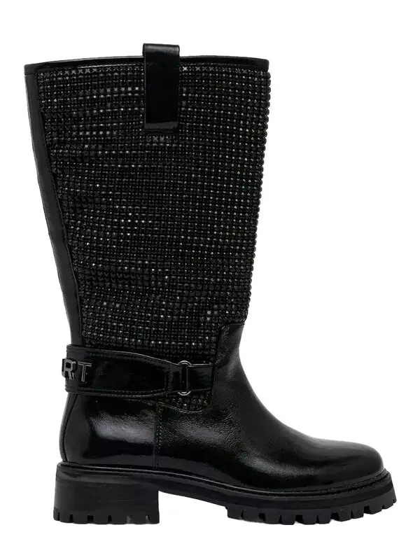 Kurt Geiger Embellished Boots - Black